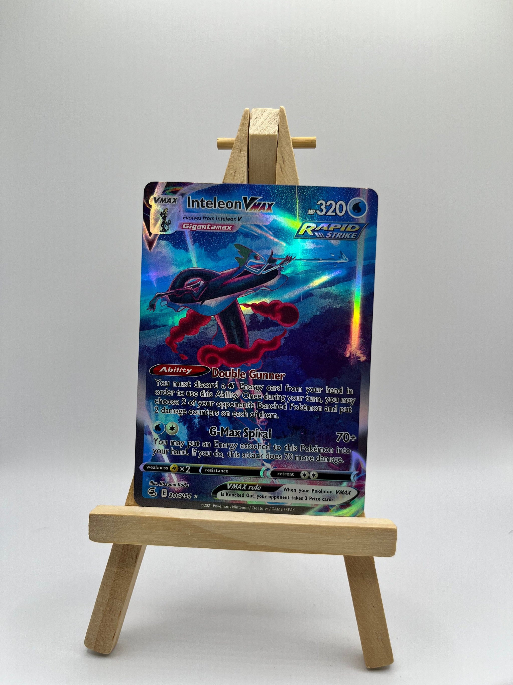 Inteleon VMAX (Alternate Art Secret) - SWSH08: Fusion Strike (SWSH08)