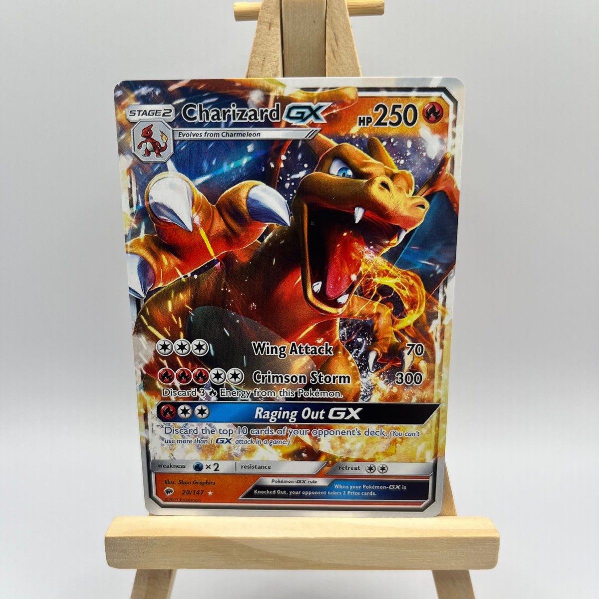 charizard pokemon card gx