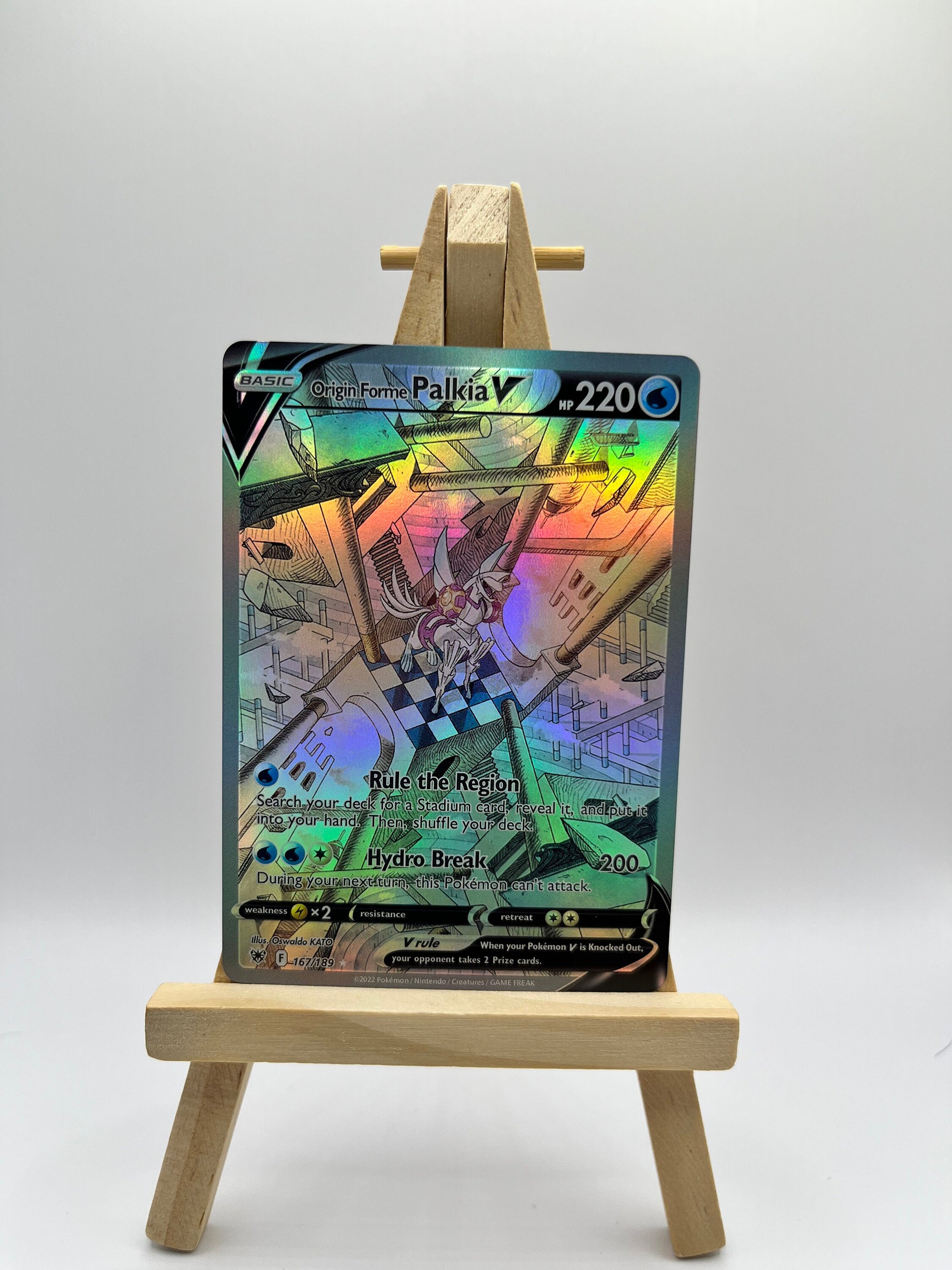 Origin Forme Palkia V (Alternate Full Art) - SWSH10: Astral Radiance