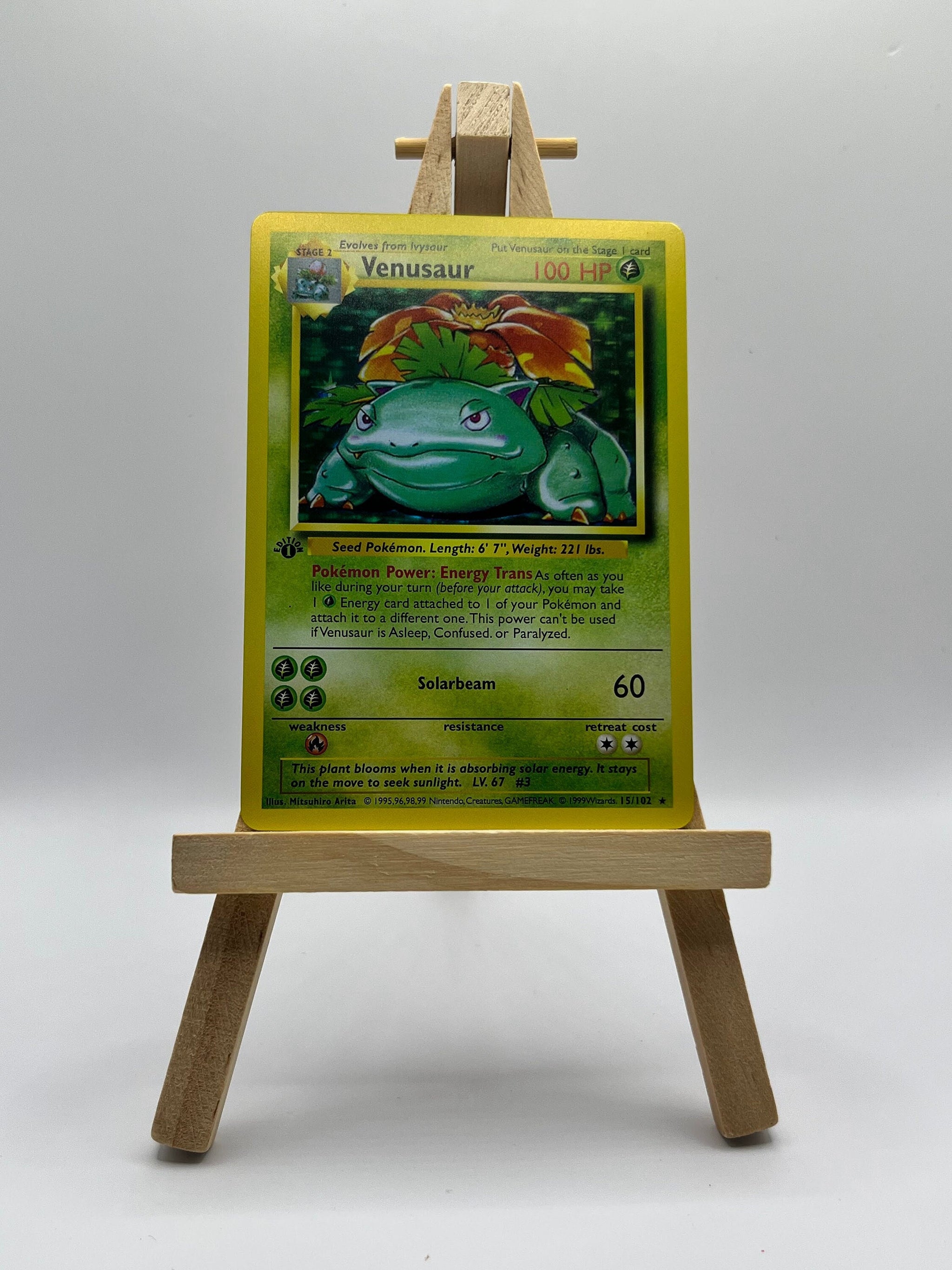 Venusaur · Base Set First Edition #15(Shadowless)