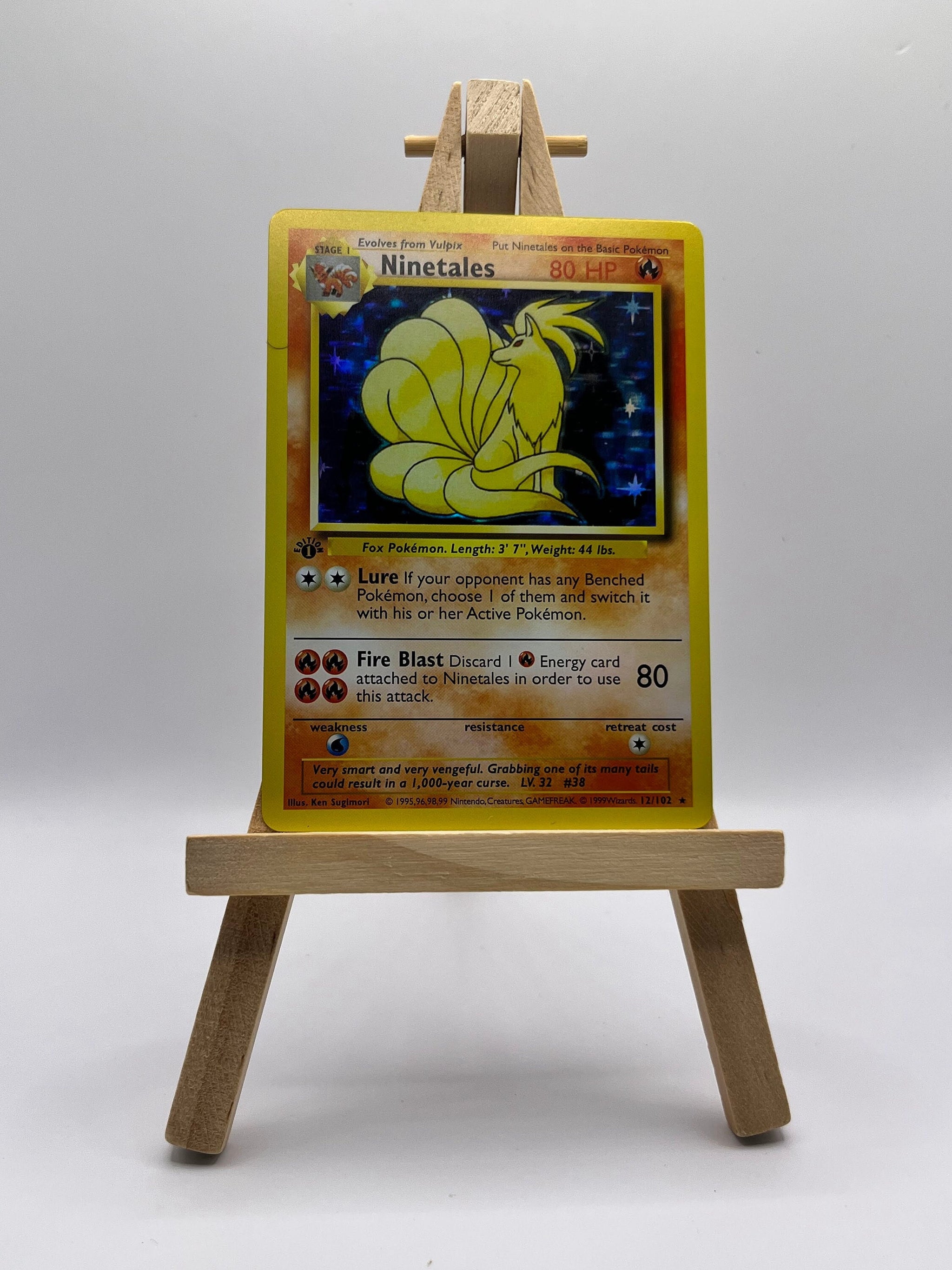 Ninetales · Base Set First Edition #12(Shadowless)