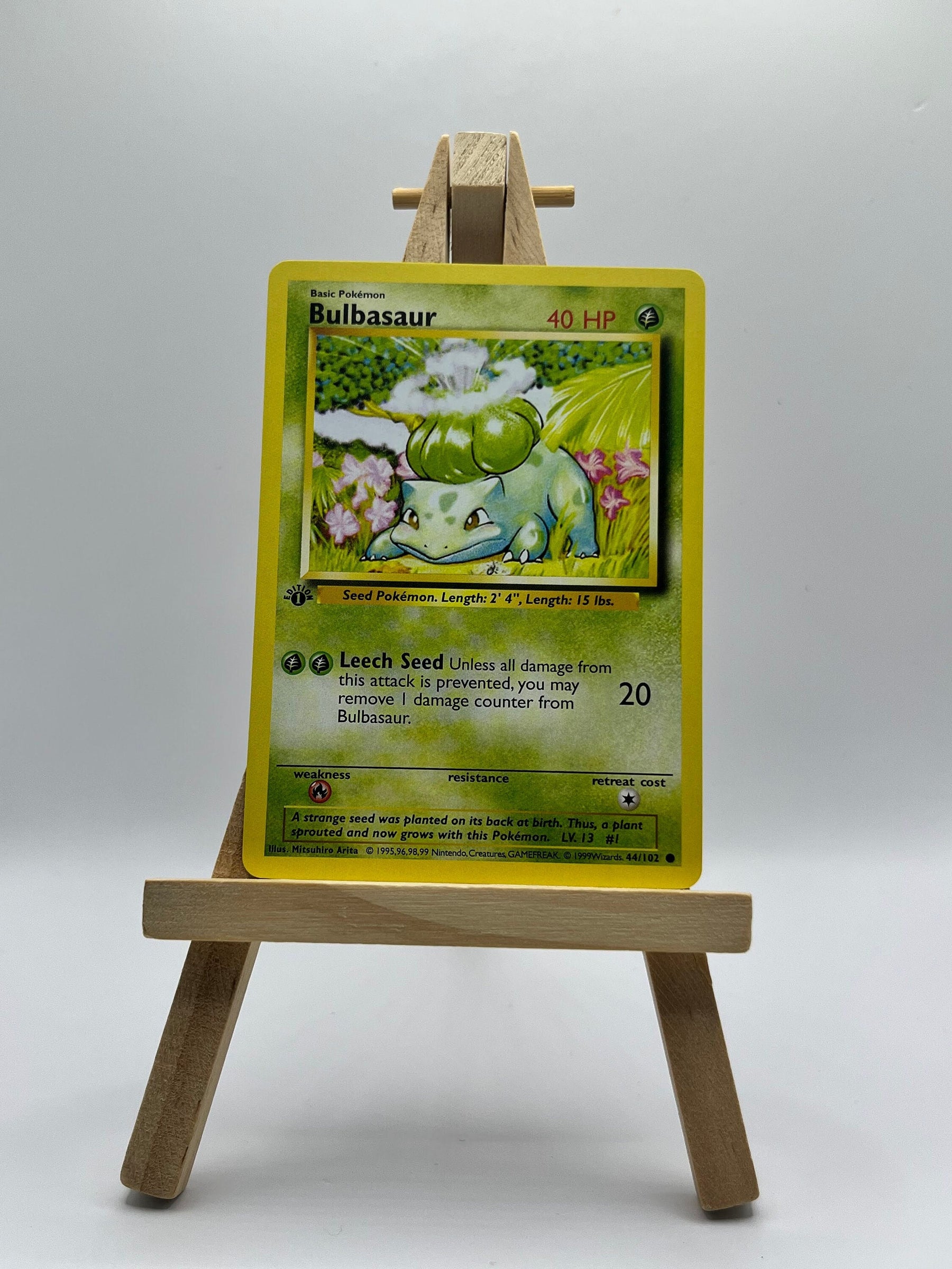 Bulbasaur · Base Set First Edition #44(Shadowless)